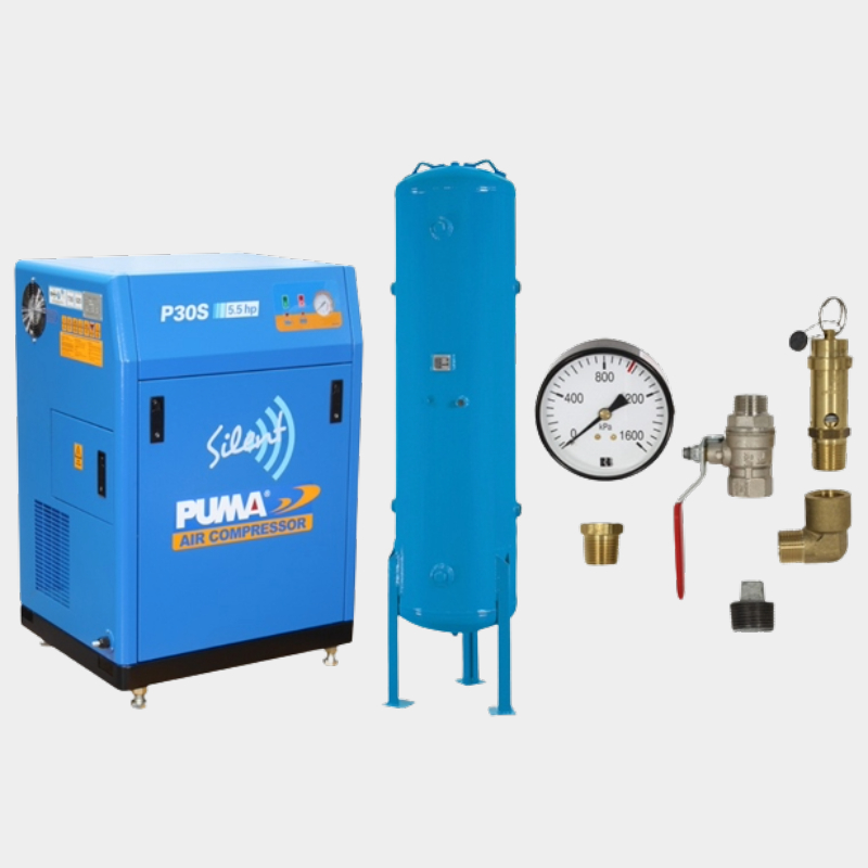 Puma P30S 415V Silent Basic Package - Mech-Elec Automation