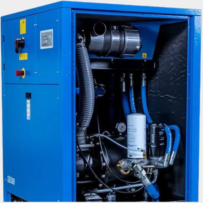 SB Fixed Speed Base Mount Rotary Screw Air Compressor(UP TO 75HP ...